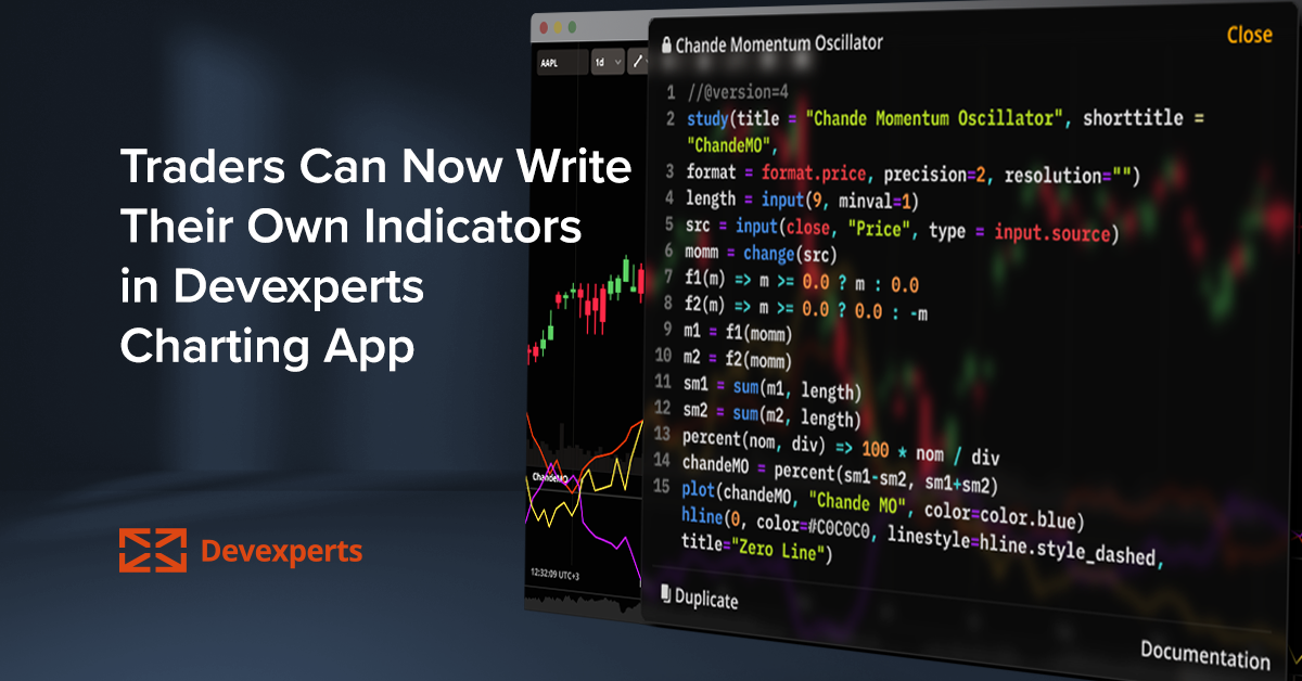 Traders Can Now Write Custom Indicators with Charting Script — News