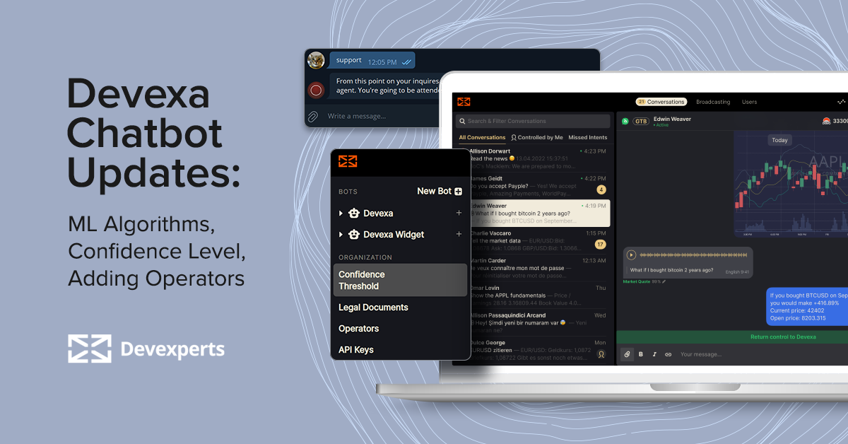 Devexa: ML, Confidence Level, Adding Operators—Devexperts News