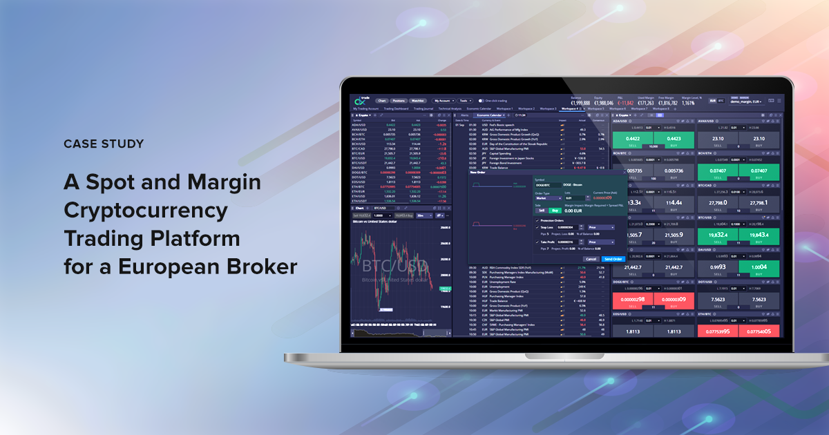 Spot & Margin Crypto Trading Platform for a European Broker