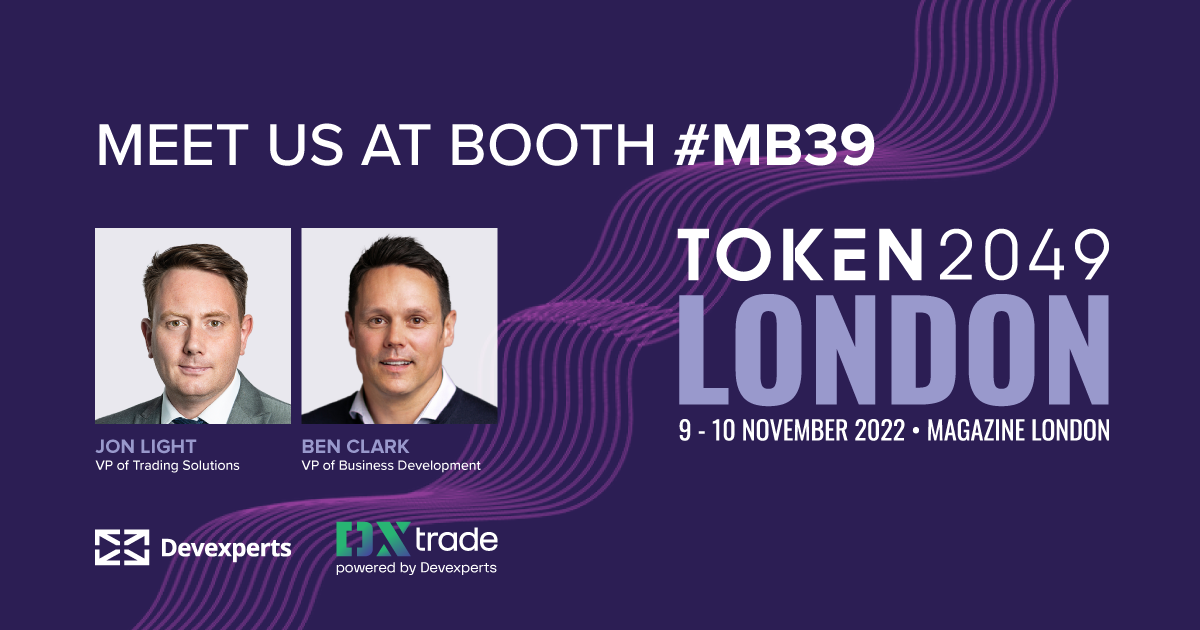 We are going to TOKEN2049 in London 2022 - Devexperts