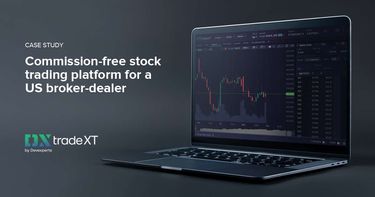 Commission-Free Stock Trading Platform for a US Broker-Dealer - Devexperts